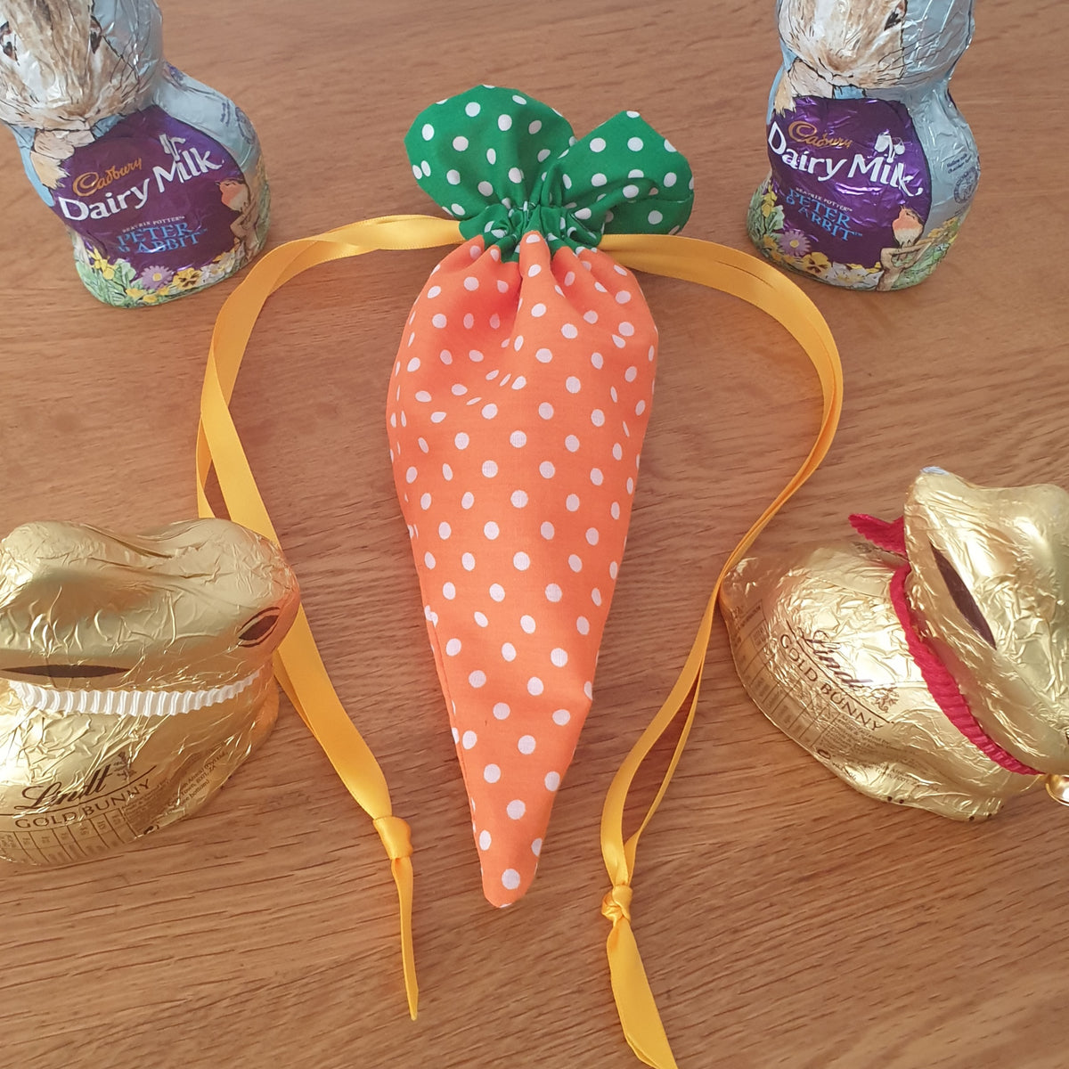 Easter Treats Carrot Bag Beginner Sewing Pattern - Happy Days Sewing ...