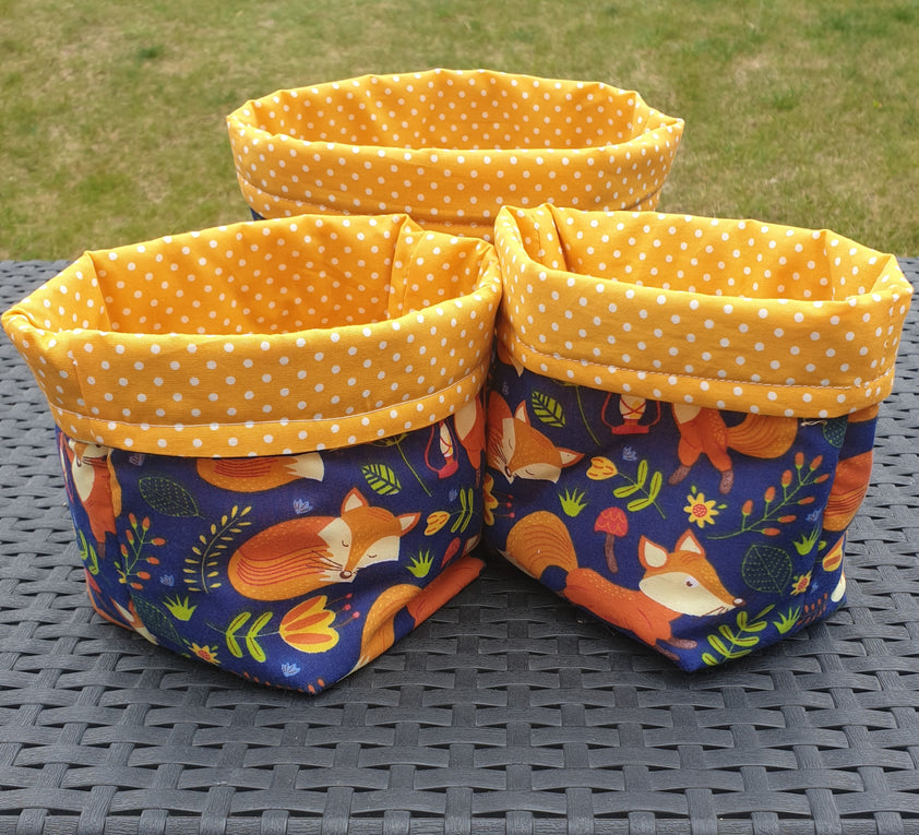 Organize with Style - Fabric Storage Basket Sewing Patterns for ...