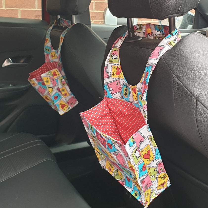 Easy MOKKA Car Tidy Sewing Pattern for Beginners - Happy Days Sewing ...