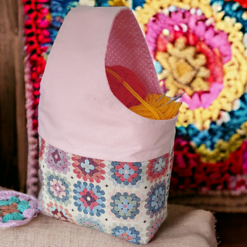 PUDSEY Knitting Crochet Bag Beginner Sewing Pattern with SVG Cutting F ...