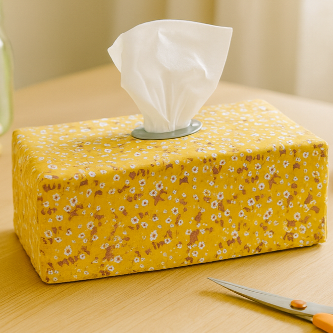 Easy Tissue Box Cover Sewing Pattern for Beginners - Happy Days Sewing ...