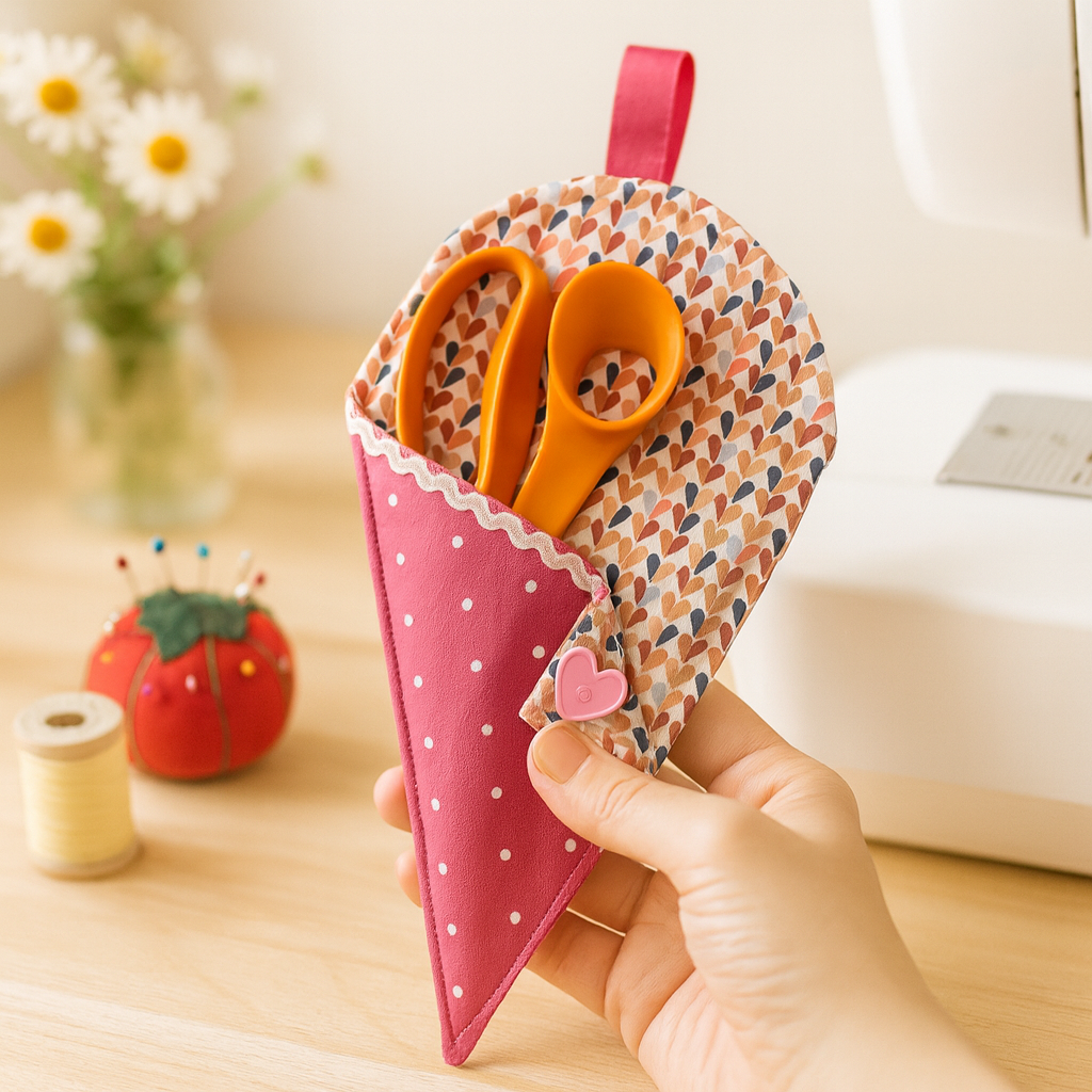 AMBER Scissor Holder Beginner Sewing Pattern | Easy DIY - Happy Days ...