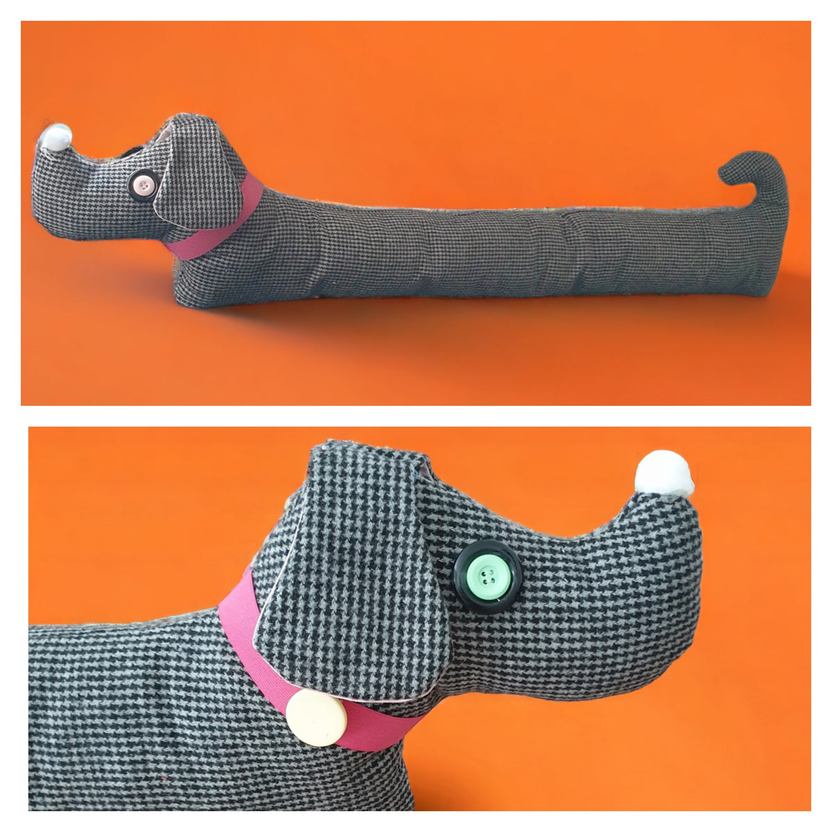 TIMMY Draught Excluder Sewing Pattern for Beginners – Happy Days Sewing