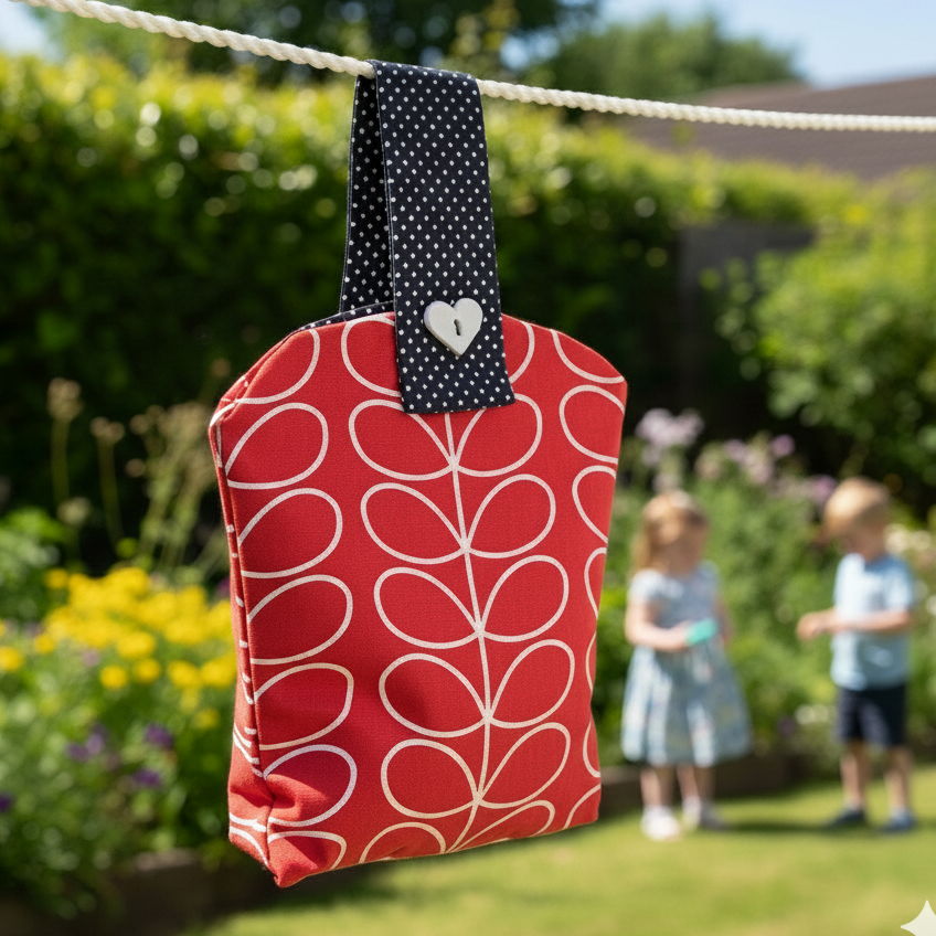 Over the Line Peg Bag Beginner Sewing Pattern - Easy Sewing Patterns ...