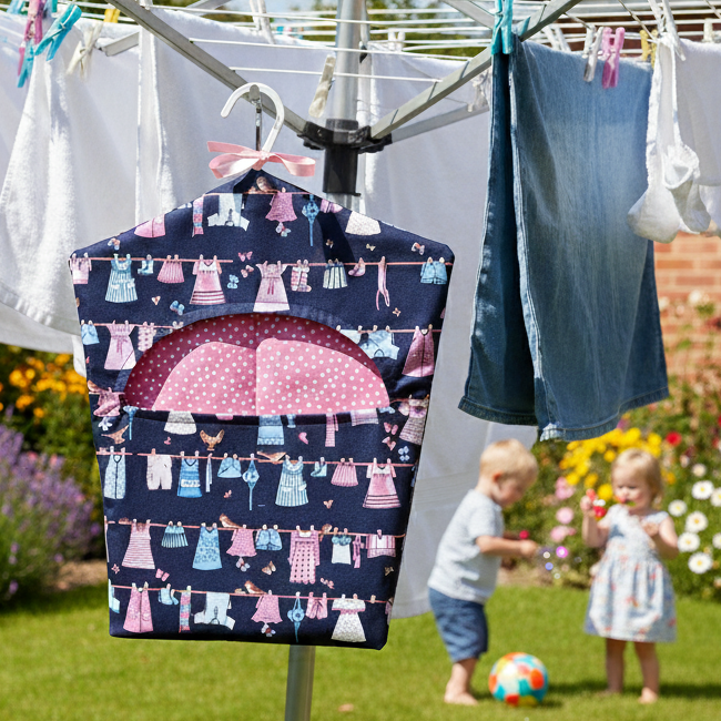 PEGGY Large Lined Peg Bag | Beginner Sewing Pattern by Happy Days ...
