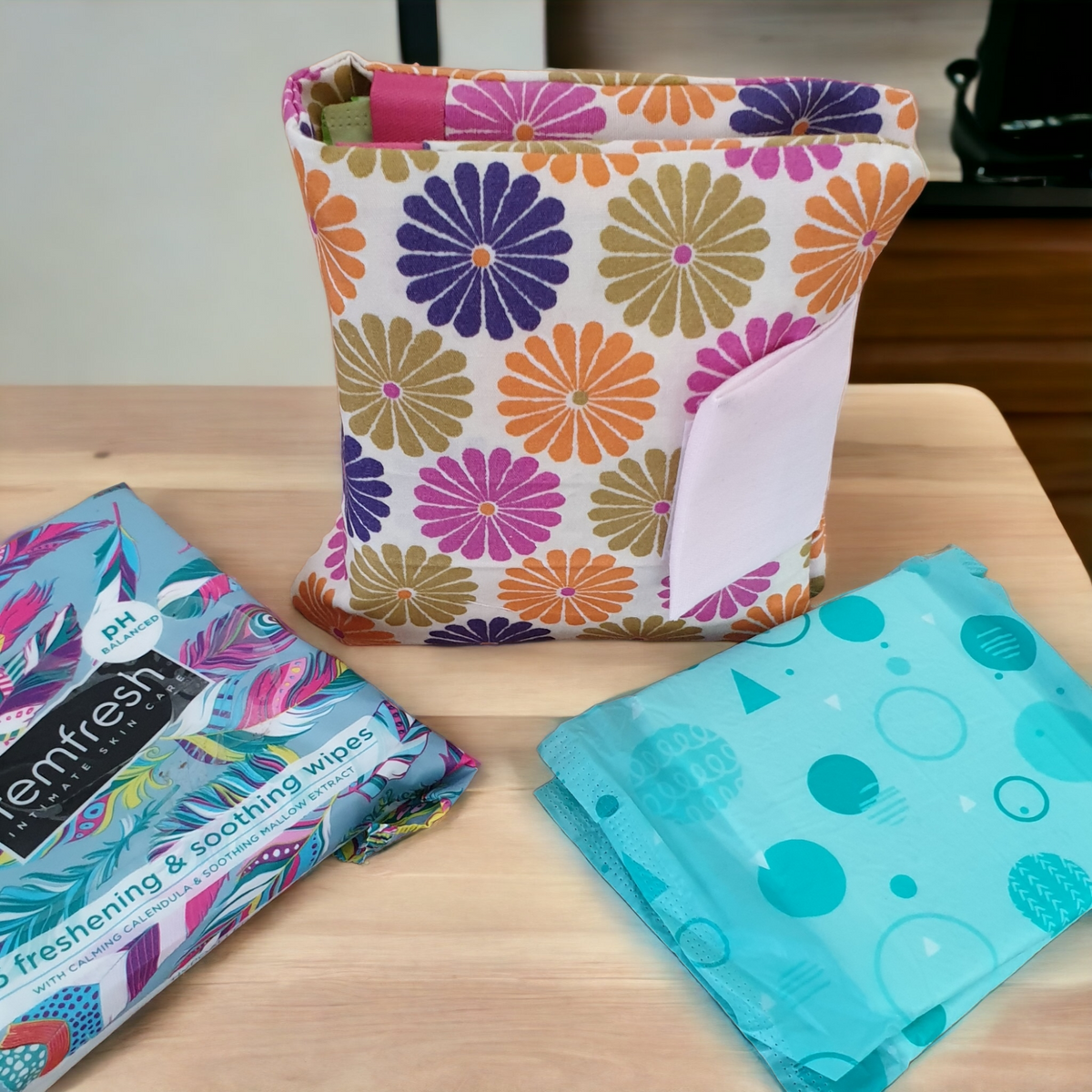 Sustainable Sanitary Pads and Wipes Wallet Sewing Pattern – Happy Days ...