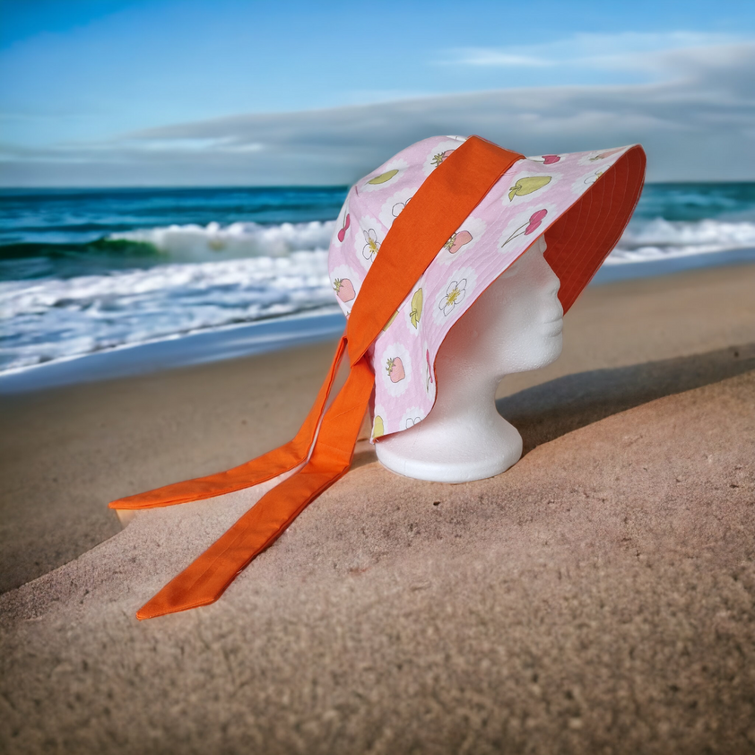 Easy Sun Hat Sewing Pattern for Summer - MARY Large Brim Sun Hat ...
