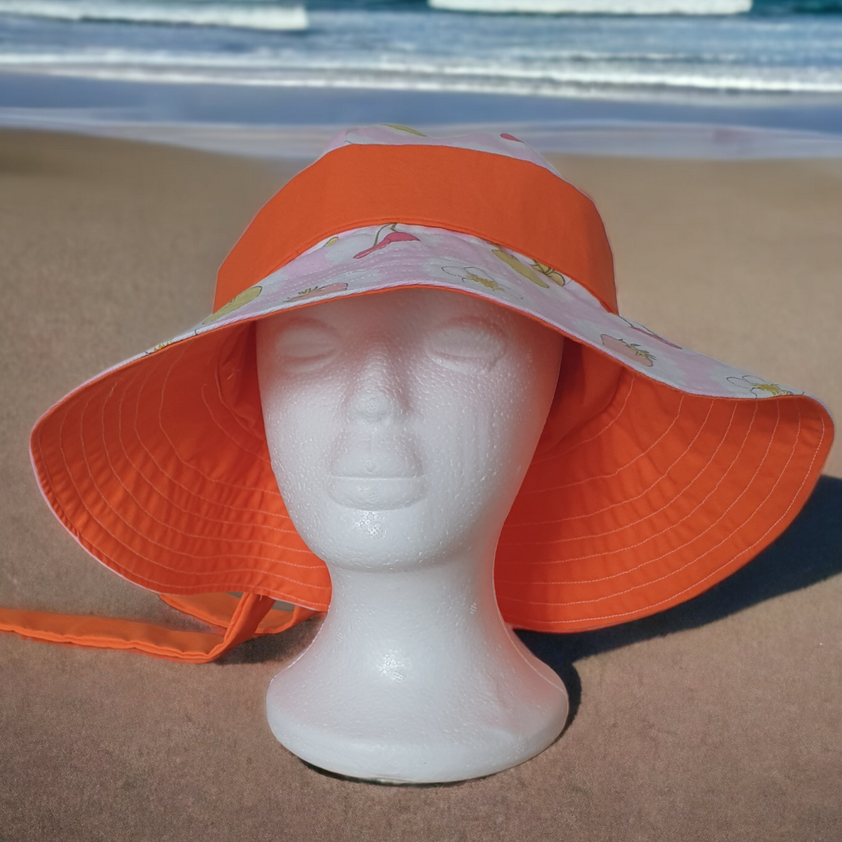 Easy Sun Hat Sewing Pattern for Summer - MARY Large Brim Sun Hat ...
