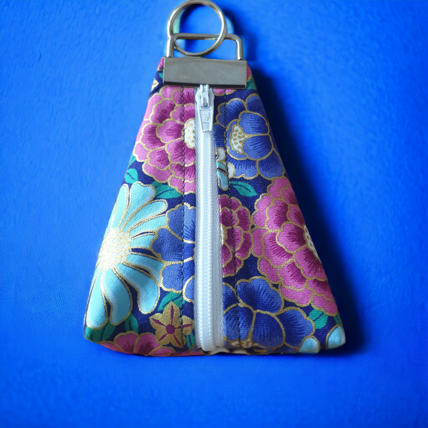 Beginner Sewing Pattern: Key Fob Zipper Purse | Easy DIY Craft ...