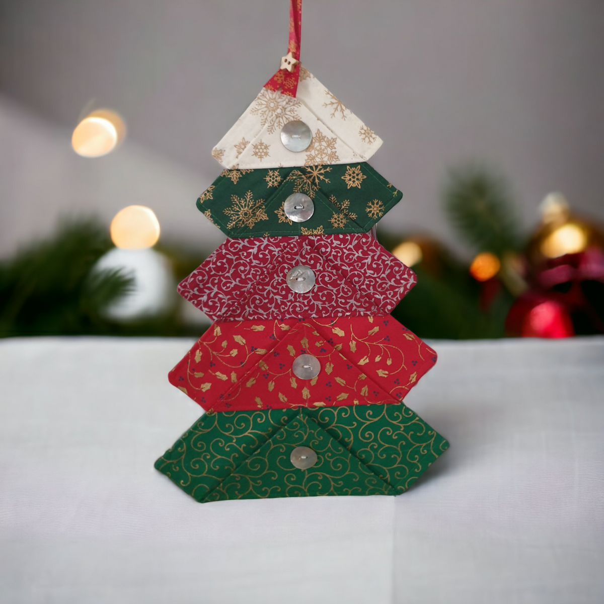 Easy Fabric Christmas Tree Sewing Pattern for Beginners – Happy Days Sewing