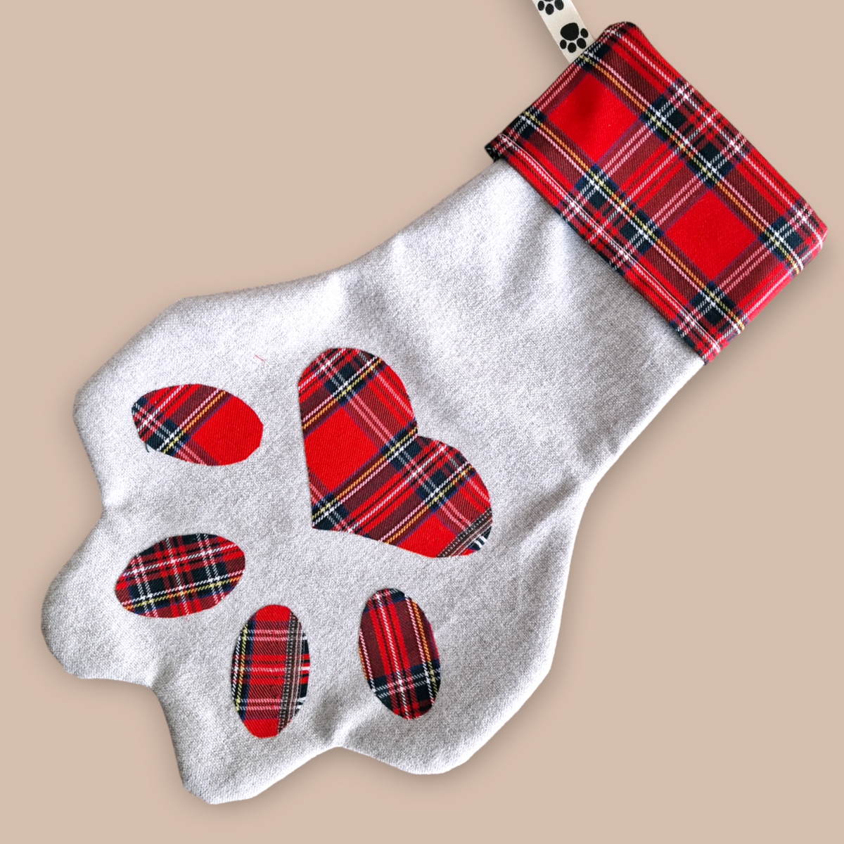 PAW Christmas Stocking Beginner Sewing Pattern - Happy Days Sewing ...