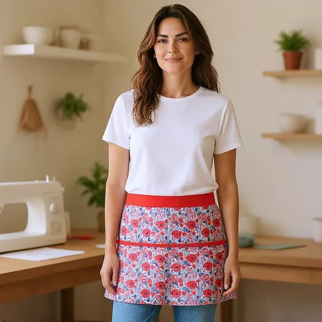JENNIE Utility Apron Beginner Sewing Pattern - Happy Days Sewing ...