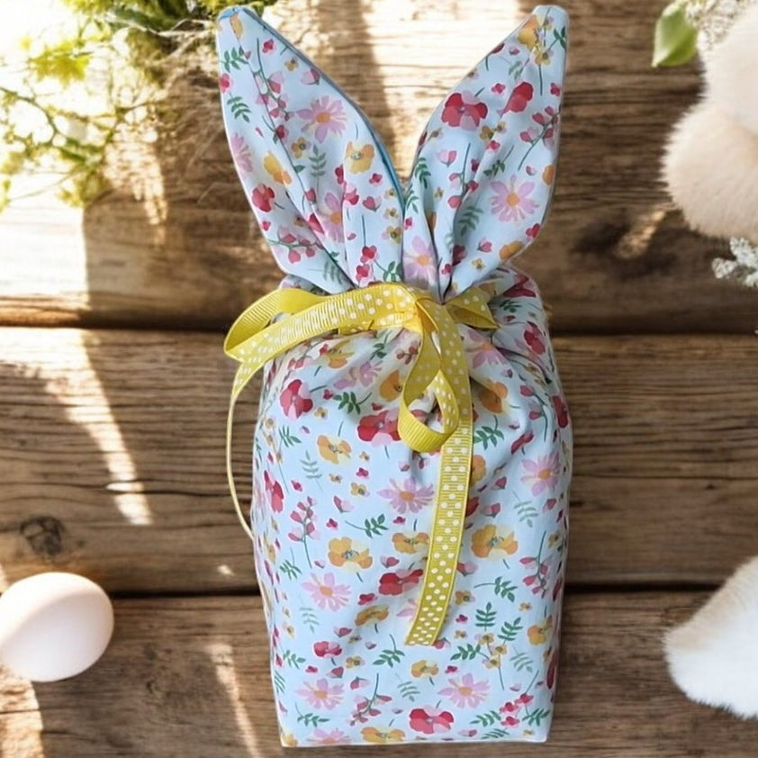 Easter Egg Bag with Bunny Ears Beginner Sewing Pattern – Happy Days Sewing