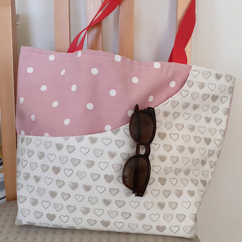 DEBBIE Tote Bag Beginner Sewing Pattern - Easy DIY Fashion – Happy Days ...