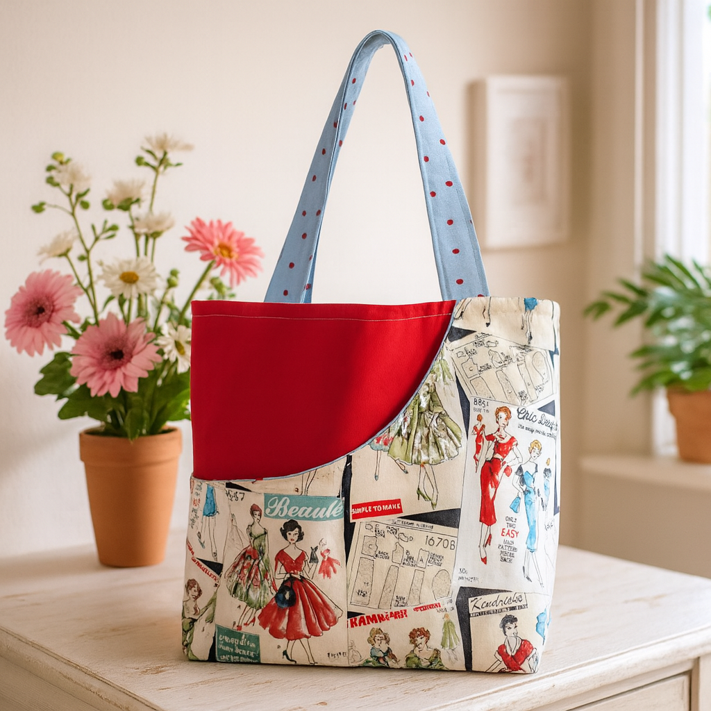 DEBBIE SMALL Tote Bag Beginner Sewing Pattern - Easy DIY Fashion ...